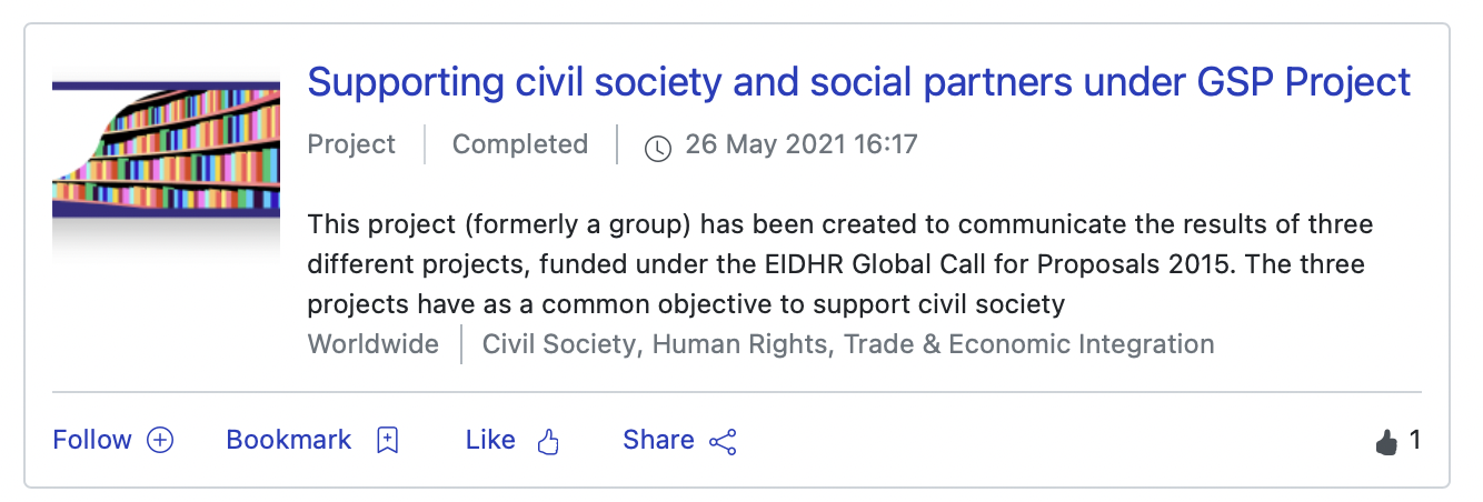 Create a Project | Capacity4dev